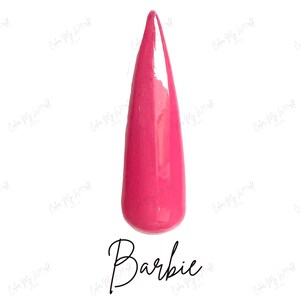 BARBIE- Barbie Pink Dip Powder, Barbie Pink Nail Dip, Dip Powder, Nail ...