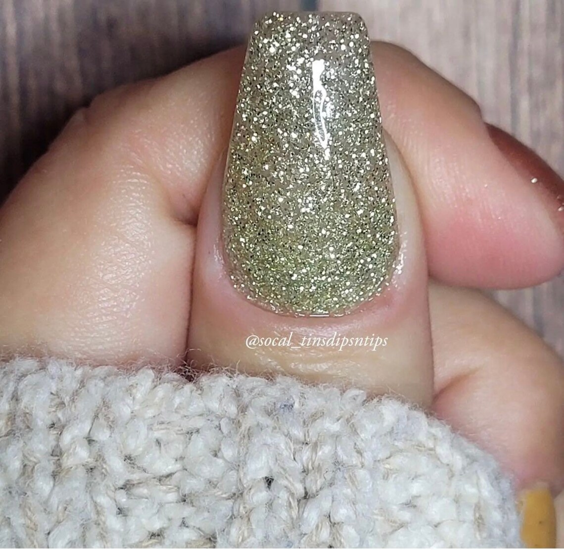 FOOLS GOLD Dip Powder Nail Dip Dip Powders Nail Dip | Etsy