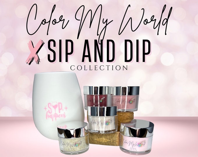 SIP AND DIP Collection Dip Powder Collection Dip Powder - Etsy