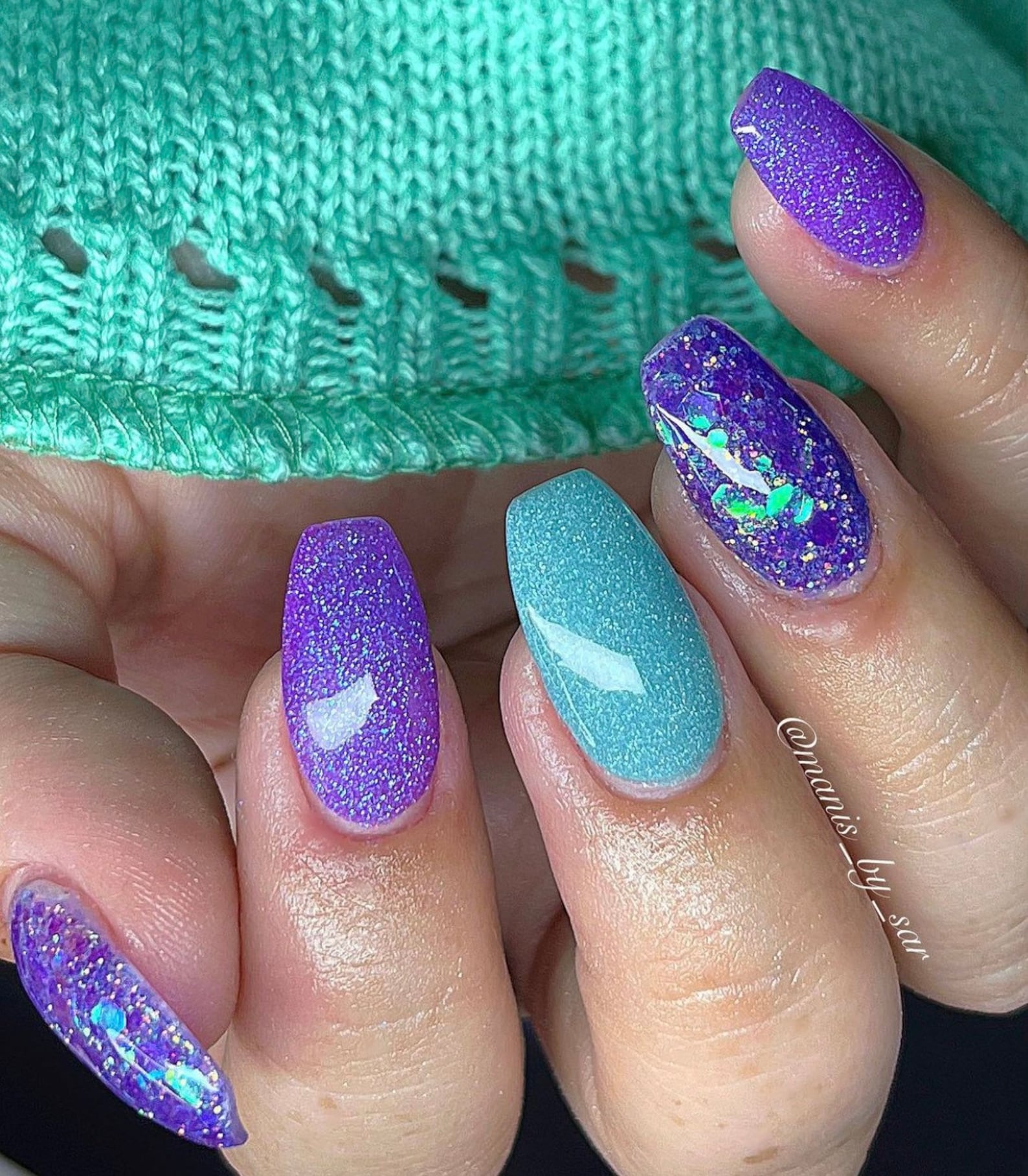 Part of Your World Purple Shimmer Dip Powder Purple Shimmer - Etsy