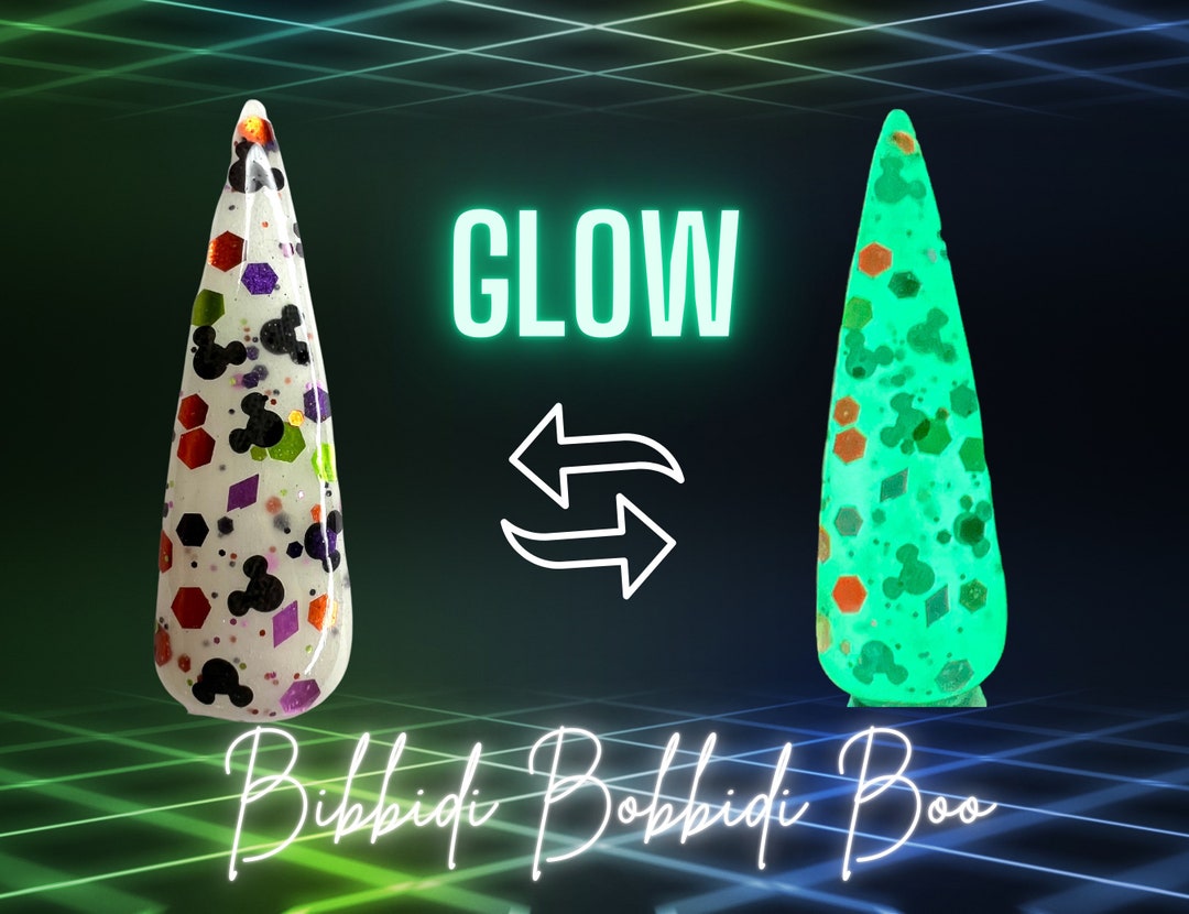 BIBBIDI BOBBIDI BOO!- Glow Dip Powder, Glow Nail Dip, Dip Powder, Nail ...