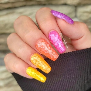 RUBY RED-ICULOUS- Neon Dip Powder, Dip Powder, Dip Powders, Nail Dips ...