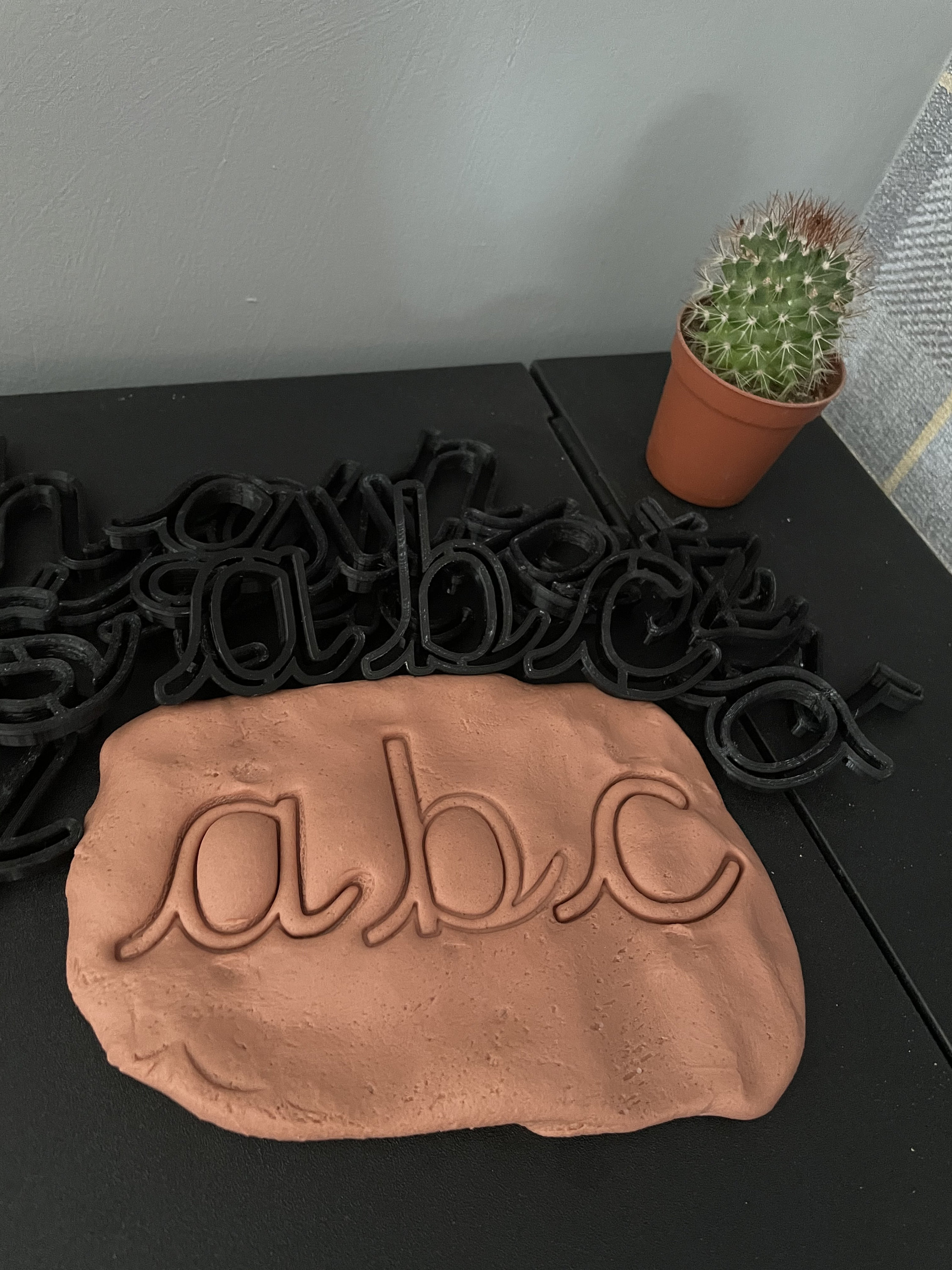 Pre Cursive Letters Alphabet Cookie Cutters / Play Dough - Etsy