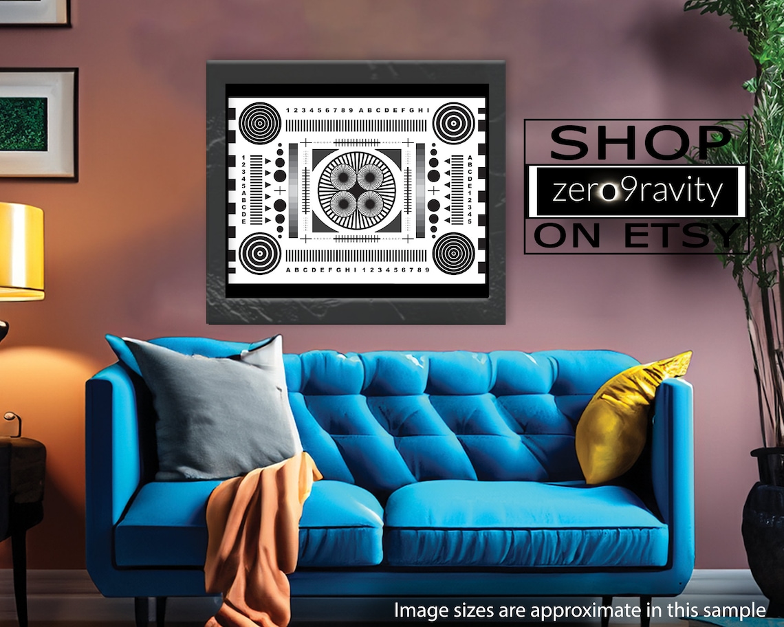 Photographers Focus Chart Digital Print, Instant Digital Download Focus ...