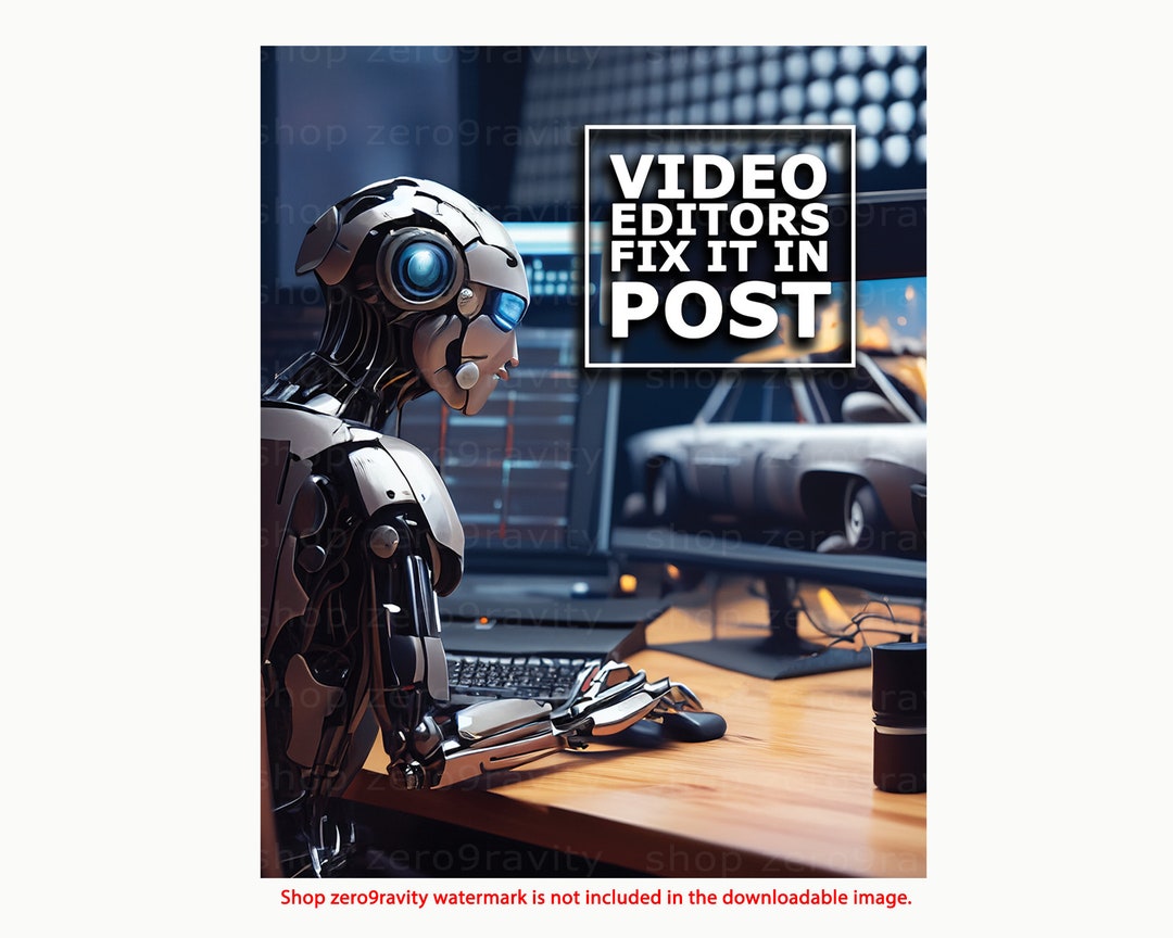 Video Editors Digital Art Print, Videography, Post Production, Premiere ...