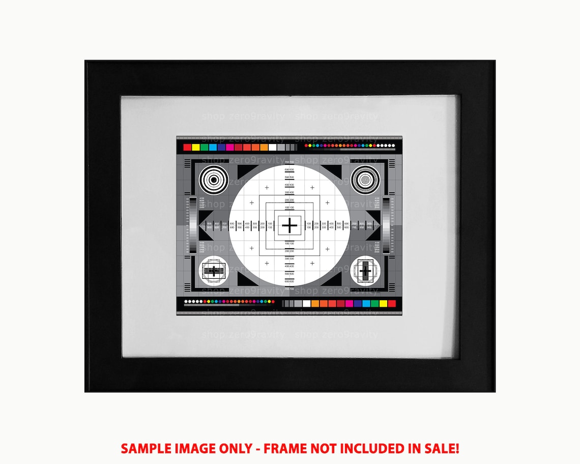 Set of 3 Focus Charts for Photography Lens Test, Digital Download ...