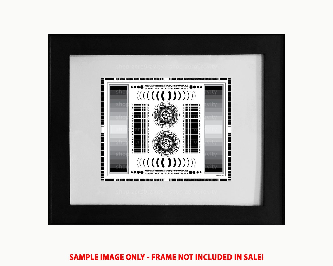 Set of 3 Focus Charts for Photography Lens Test, Digital Download ...