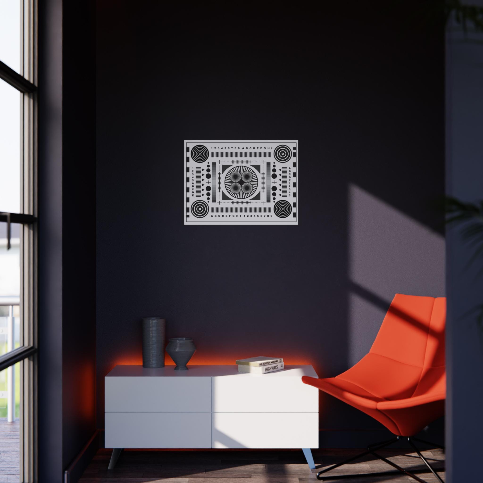 Camera Focus Chart, Camera Lens Testing, 24 X 18 Inches, Printed on ...