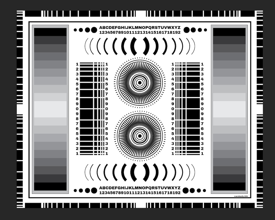 Photographers Focus Chart Digital Print, Instant Digital Download Focus ...