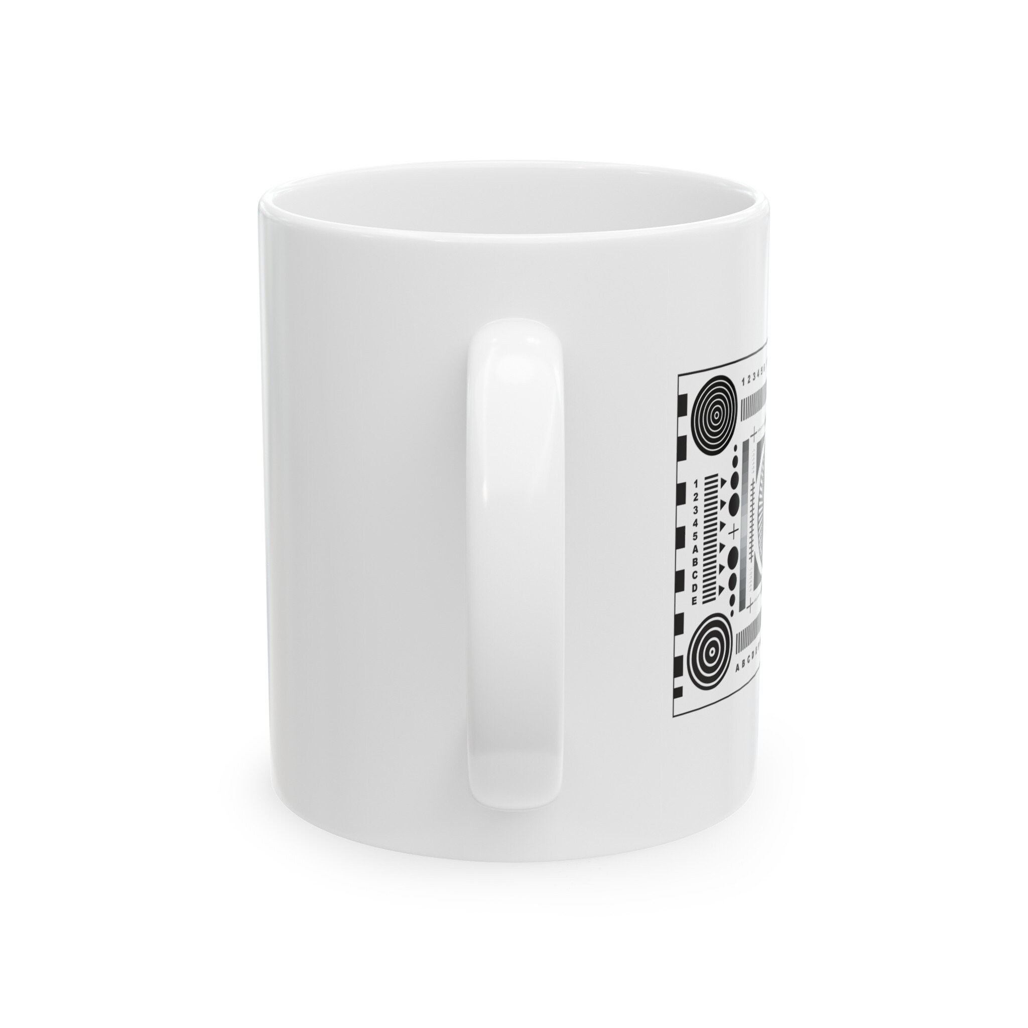 Focus Chart Ceramic Mug, Camera, Lens, Nikon, Sony, Canon, Gift for Him ...