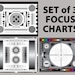 Set of 3 Focus Charts for Photography Lens Test, Digital Download ...