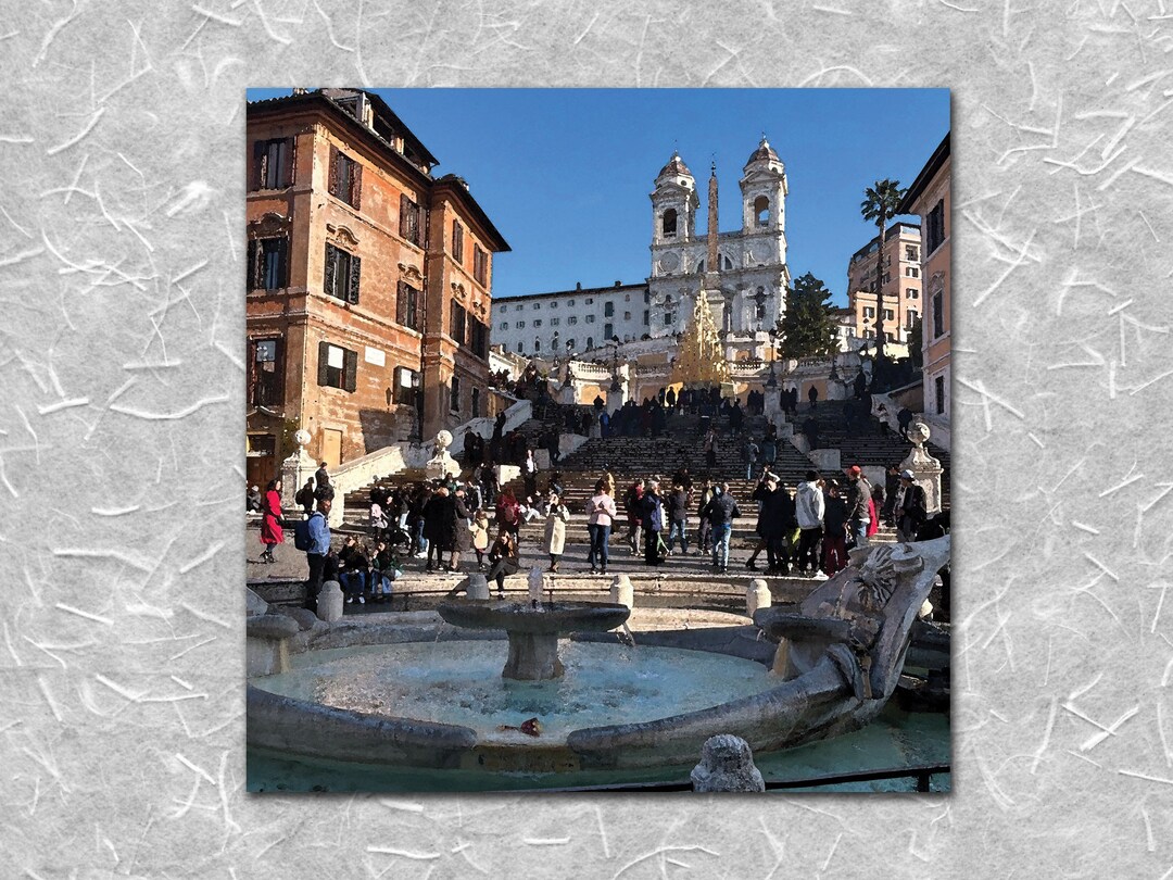 The Spanish Steps, Rome - Watercolour - Etsy
