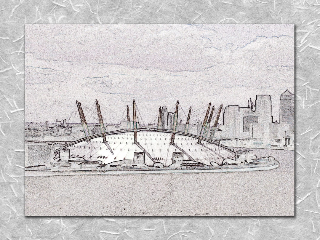 02 Arena, London 2012 - Sketch - Etsy