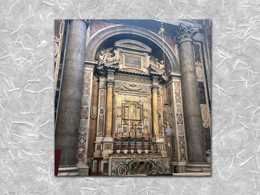 St Peter's Basilica Interior 12 Leoni II III IV, Rome - Etsy