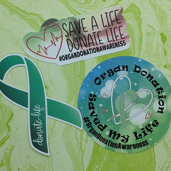 Organ Donation Stickers - Etsy