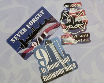 9/11/01 Never Forget US Flag Text. September 11th 2001 Vinyl - Etsy