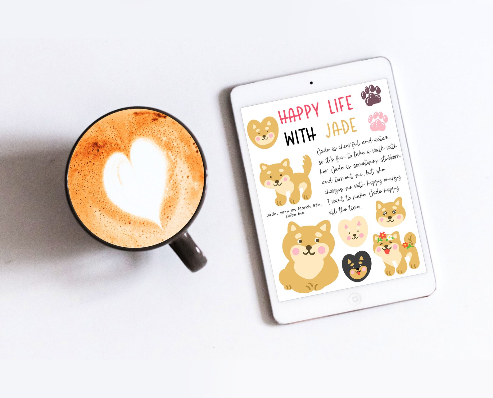 32 Cute Shiba Inu Digital Sticker Pack Printable Stickers - Etsy