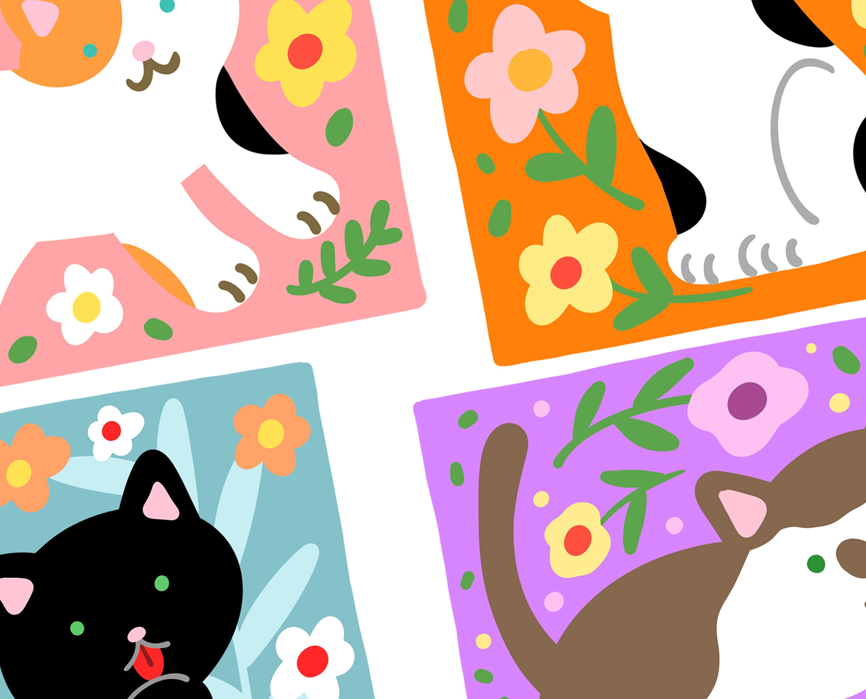 30 Cute Cat Sticker Pack Stickers for iPad Printable - Etsy