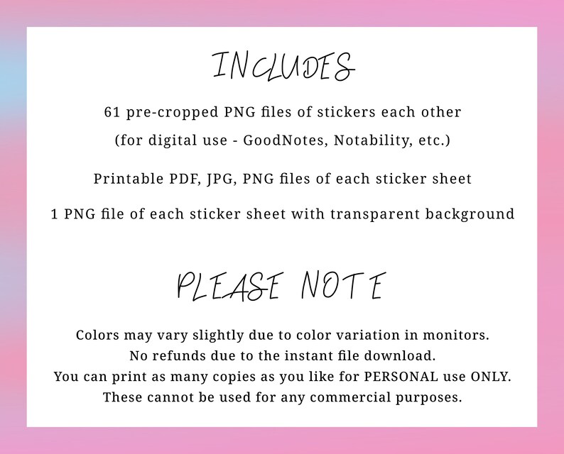 61 Pink Pixel Art Digital Sticker Pack Cute Pixel Art Sticker - Etsy