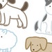 45 Cute Puppy Digital Sticker Pack, Dog Printable Stickers, Cute ...