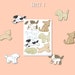 45 Cute Puppy Digital Sticker Pack, Dog Printable Stickers, Cute ...
