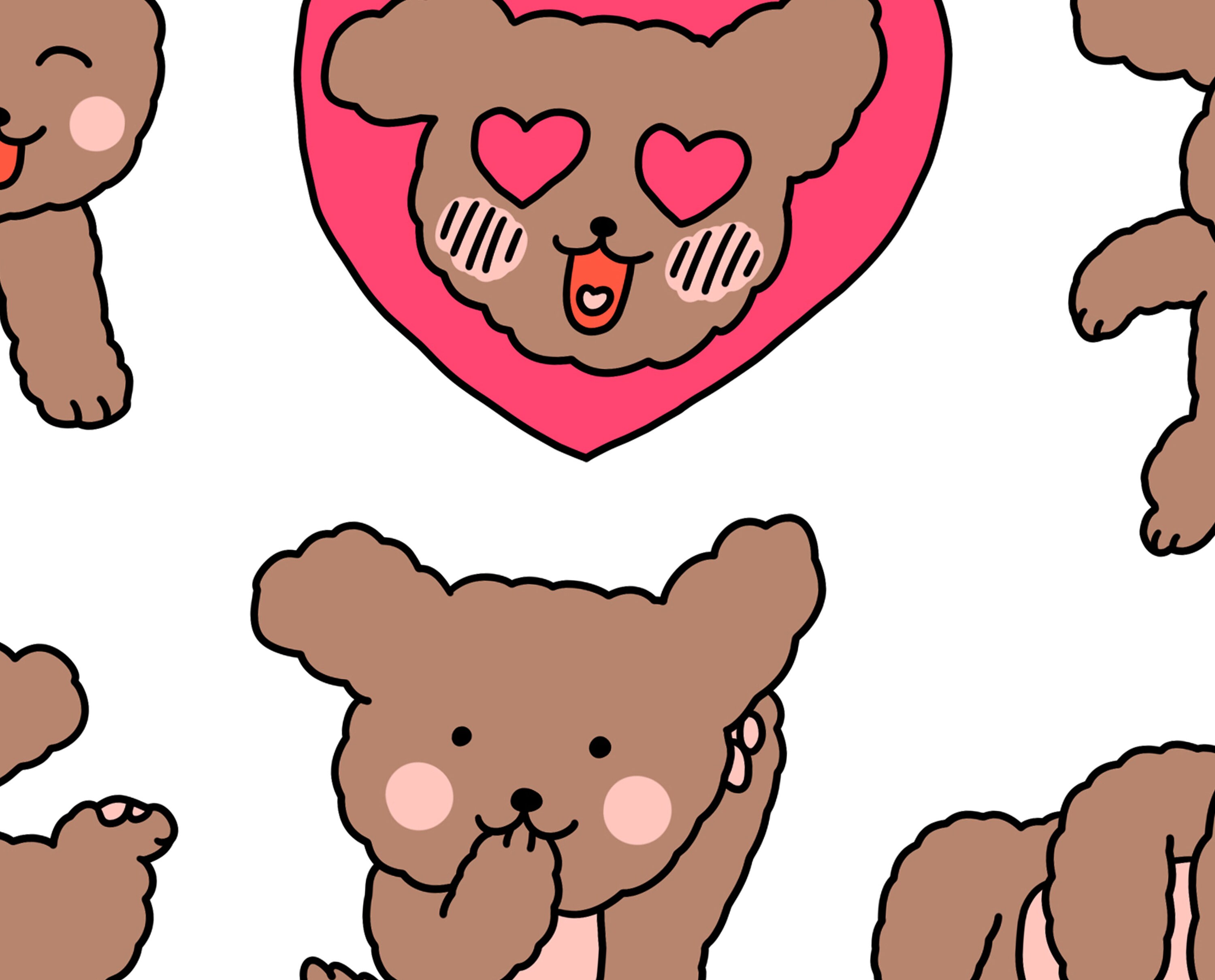 Puppy Love: Goodnotes, Printable, and Digital Sticker Pack - Etsy