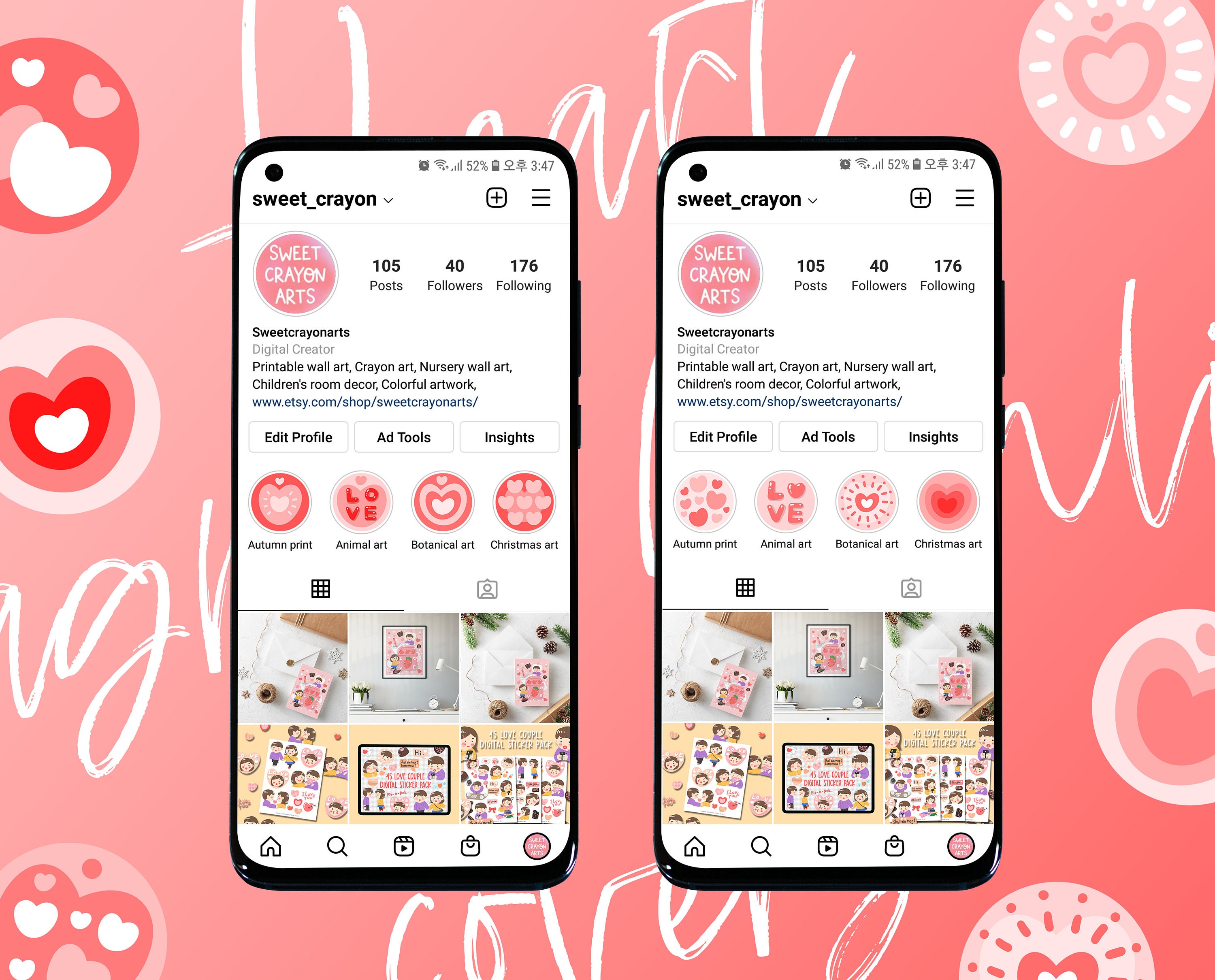 32 Love Heart Instagram Highlight Covers, Valentines Day Cover, Heart ...