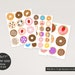 43 Cute Donut Digital Sticker Pack Cute Food Stickers - Etsy