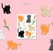 30 Cute Cat Sticker Pack Stickers for iPad Printable - Etsy