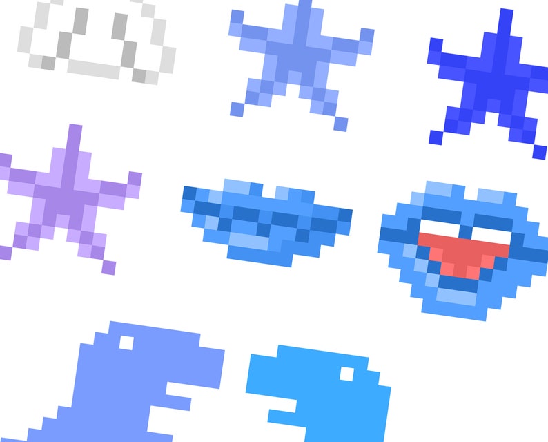 Pixel Art Sticker Pack: Goodnotes, Printable, Planner, Digital Download ...