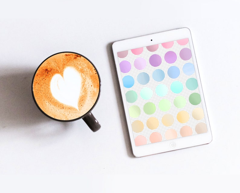 105 Pastel Tone Digital Sticker Pack Printable Stickers - Etsy