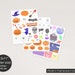 57 Cute Halloween Digital Sticker Pack, Pumpkin Halloween Printable ...