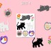 30 Cute Cat Sticker Pack Stickers for iPad Printable - Etsy