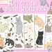 27 Cute Cat Digital Sticker Pack Cute Cat Printable Stickers - Etsy