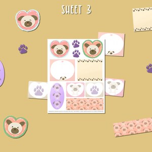 Dog Lover's Sticker Pack: Goodnotes, Planner, Printable, PNG, iPad ...