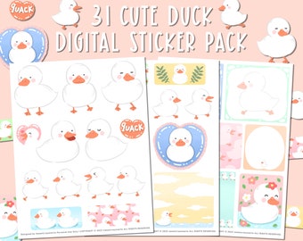 Cute Sticker Pack - Etsy