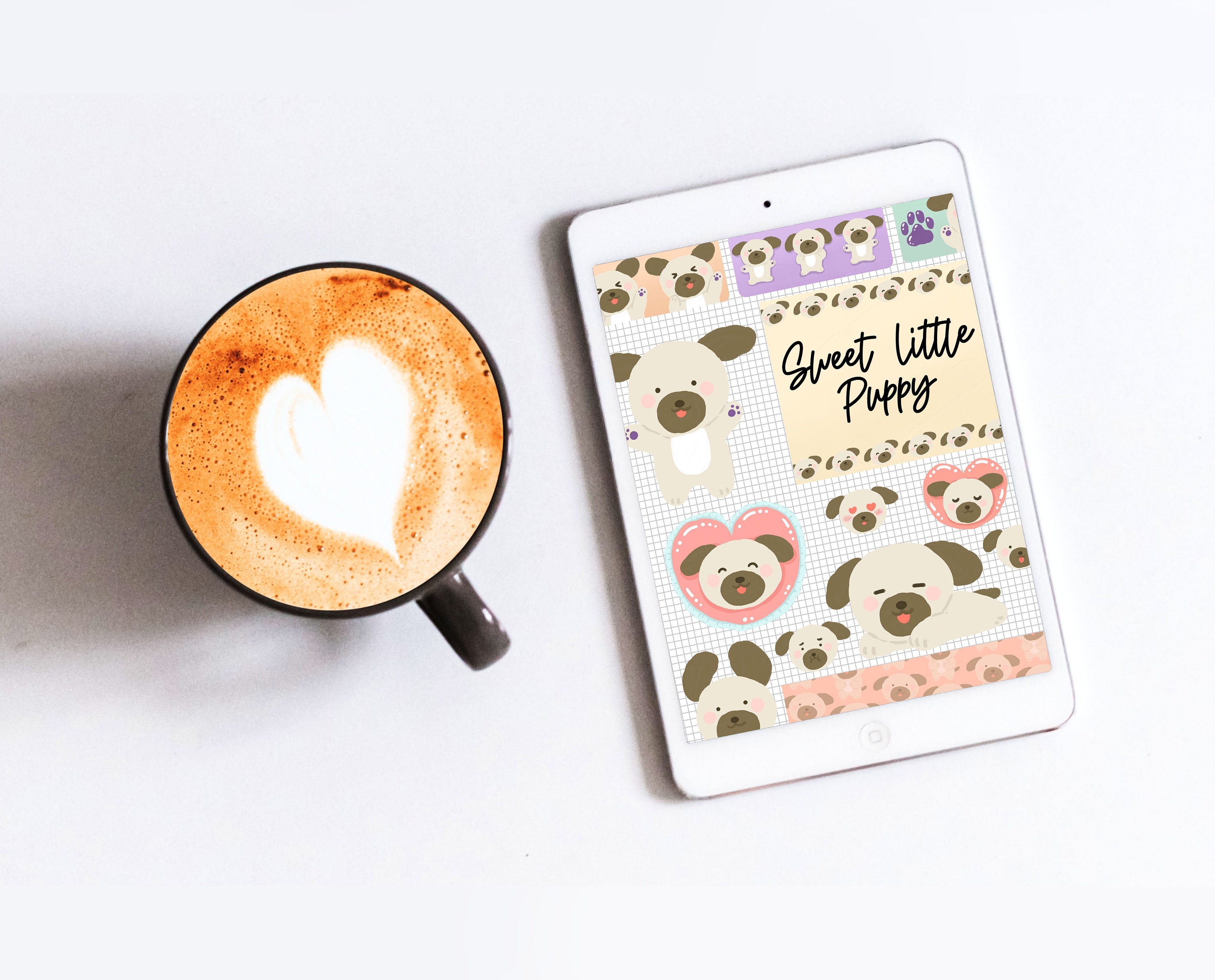Dog Lover's Sticker Pack: Goodnotes, Planner, Printable, PNG, iPad ...