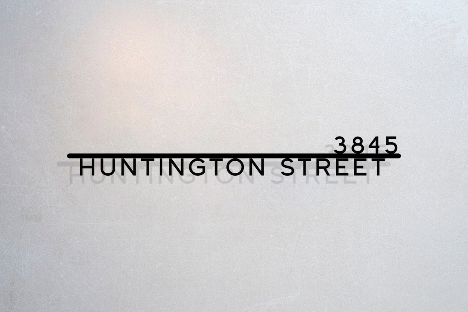 Personalized Metal Name Sign, Custom Outdoor Monogram Wall Hanging ...