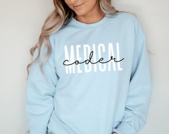 Medical Coder Sweatshirt - Etsy