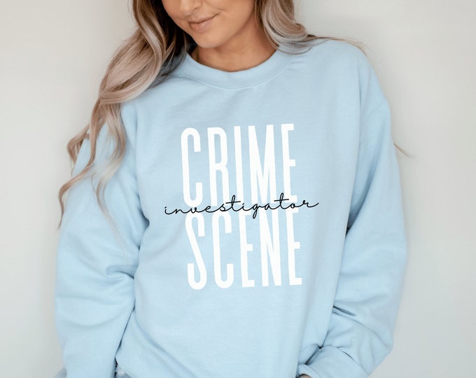 Crime Scene Investigator Comfort Colors Shirt, Crime Scene Shirt, Crime ...