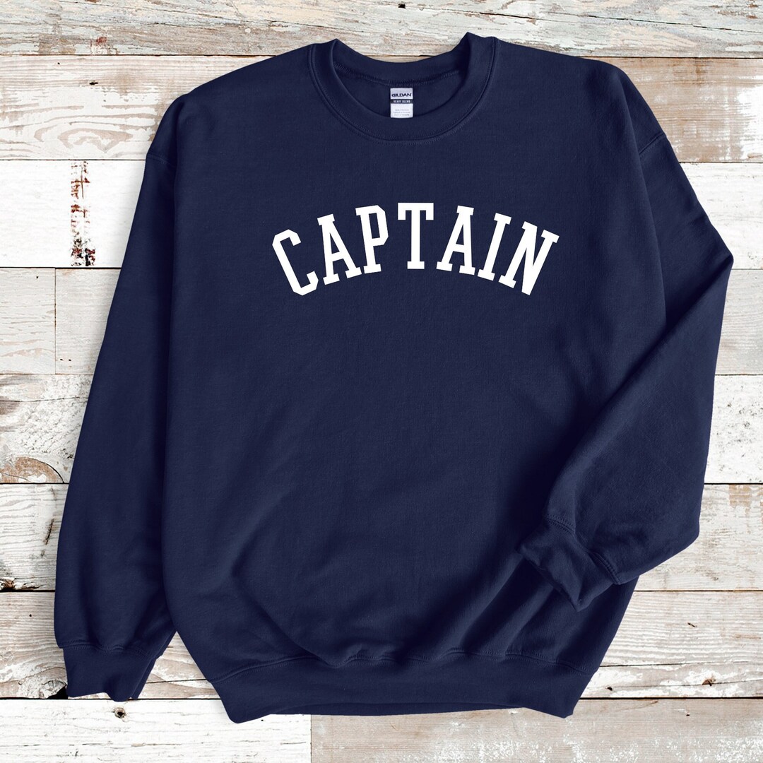 Captain Sweatshirt, Gift for Boat Owner - Etsy