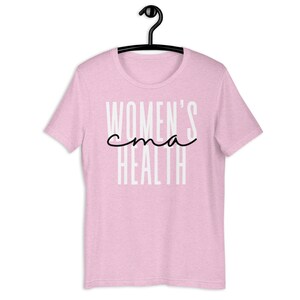 Women's Health CMA Shirt, Gift for Student, Certified Medical Assistant ...