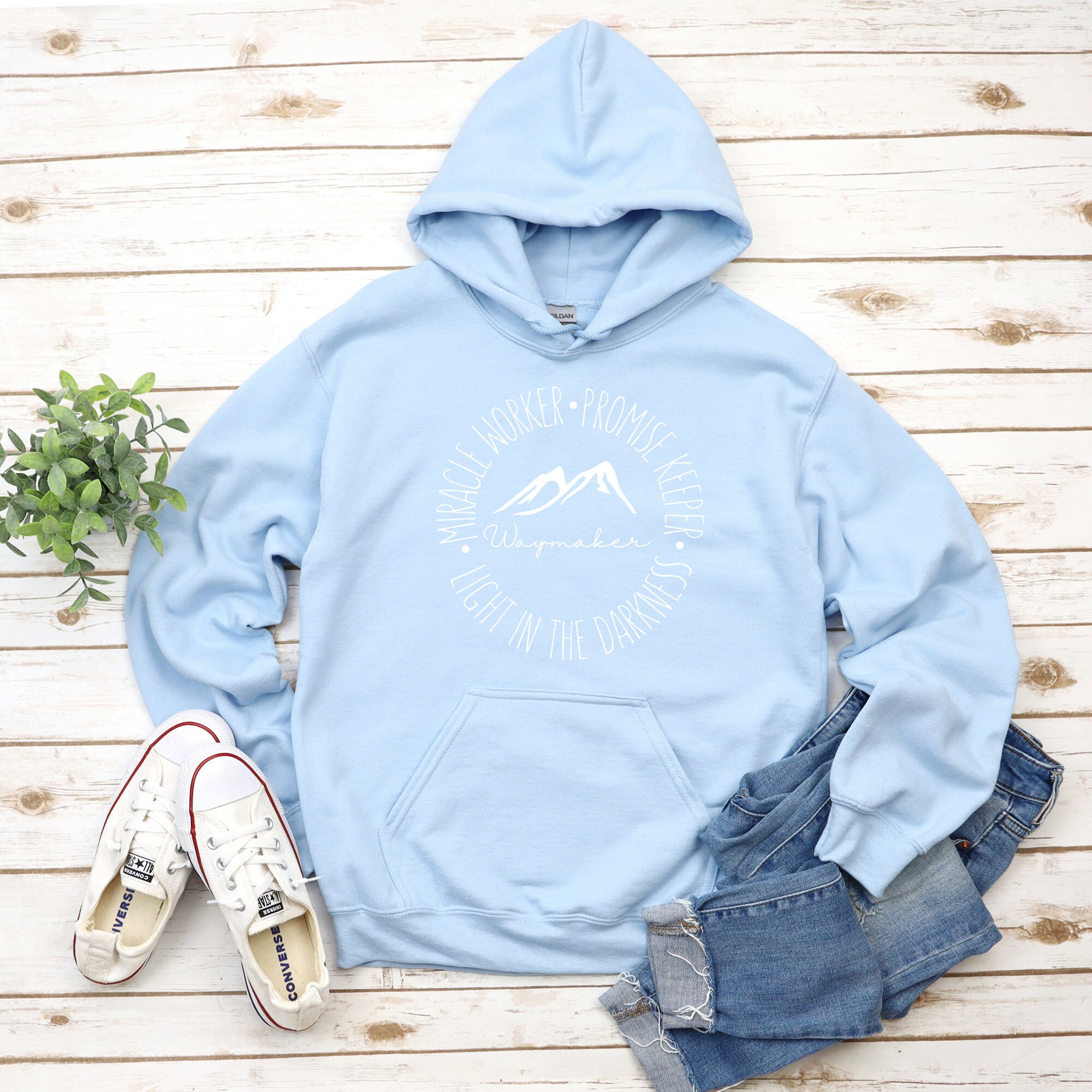 Waymaker Hoodie Religious Top Light in the Darkness Shirt - Etsy