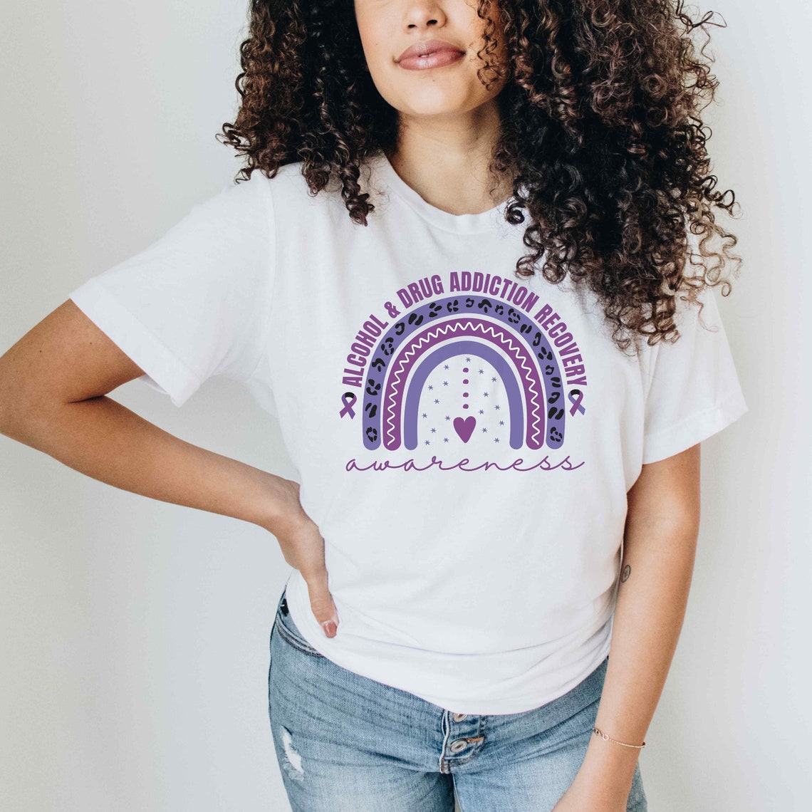 Alcohol & Drug Addiction Awareness Shirt - Etsy