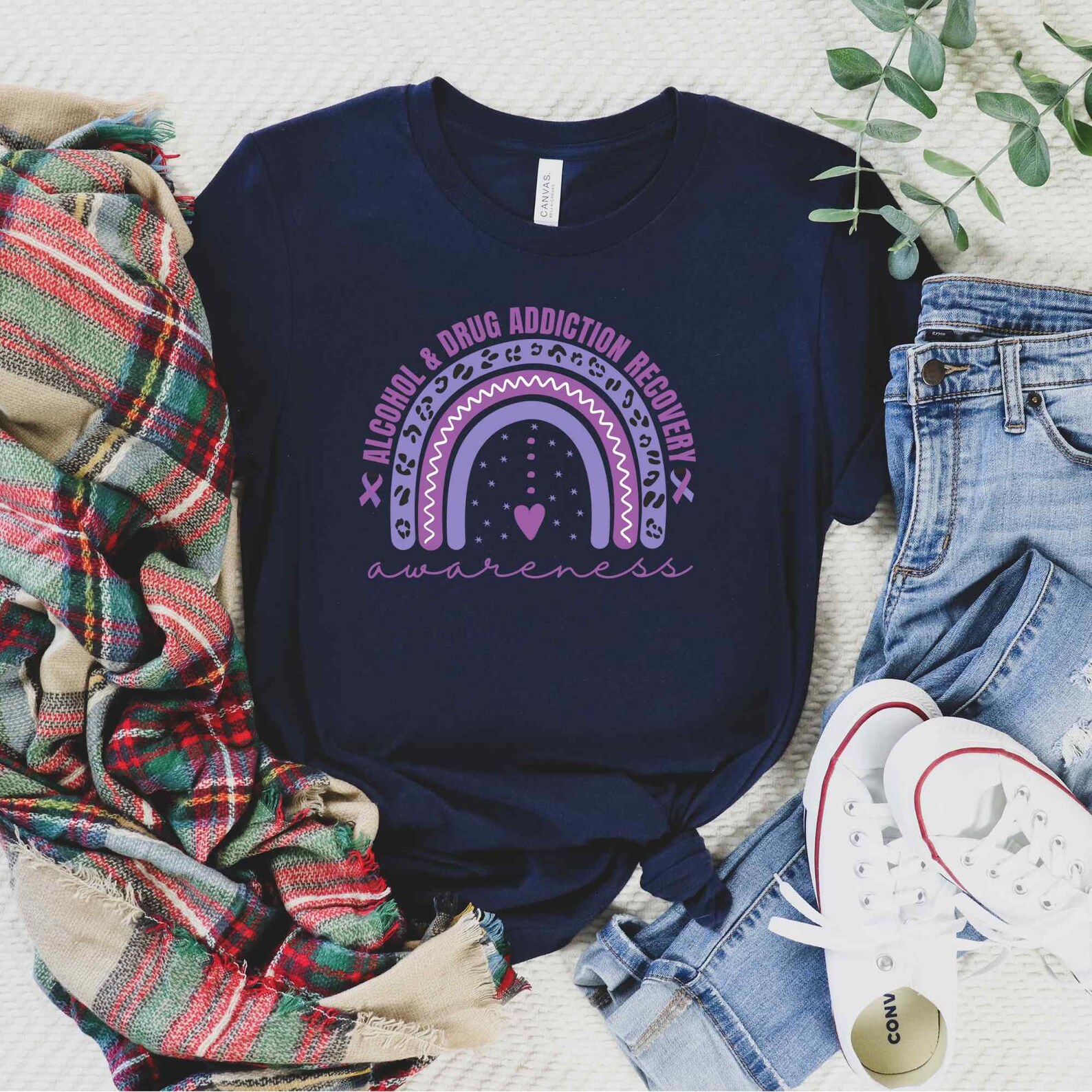 Alcohol & Drug Addiction Awareness Shirt - Etsy