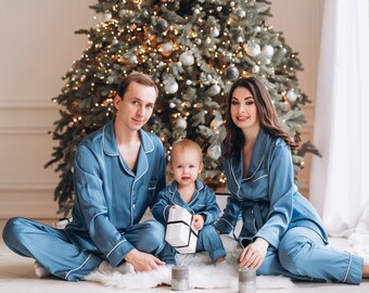 Silk Family Pajamas - Etsy