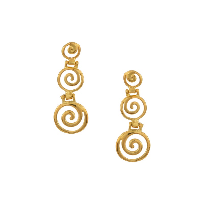 Spiral Earrings - Etsy