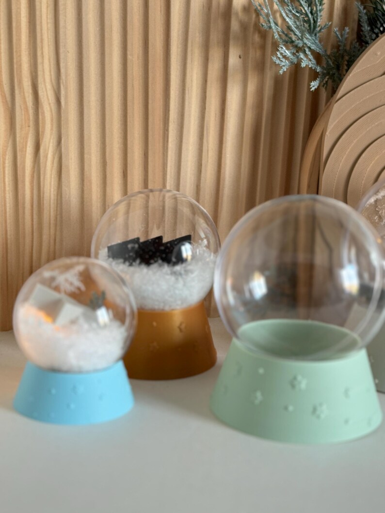 3D Print File DIY Snow Globe Incl. Commercial License | STL & 3MF ...