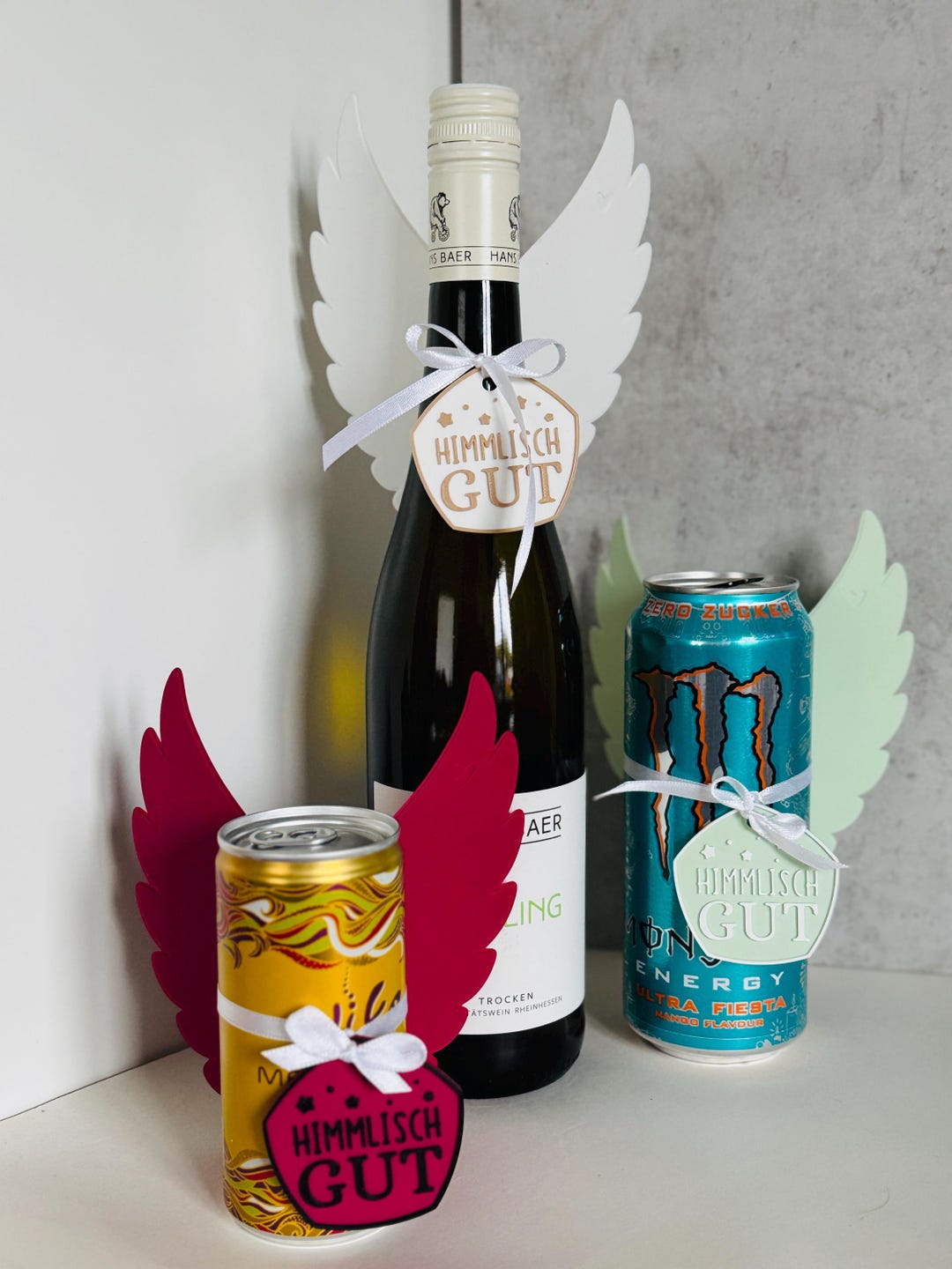 3D Printed Angel Wings Gift Including Commercial License | STL & 3MF ...