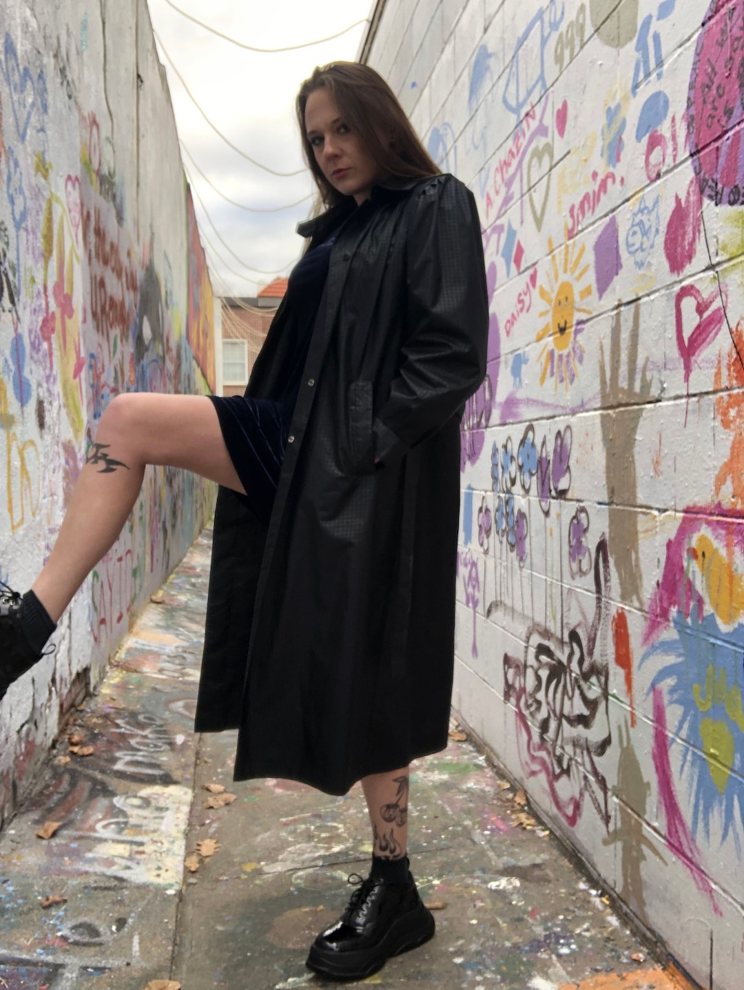 1980s Vintage Trench Coat - Etsy